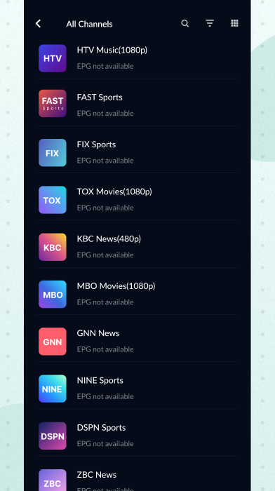 IPTV Player- Xtream IPTV - Android, IOS, Flutter App by dbugstationltd